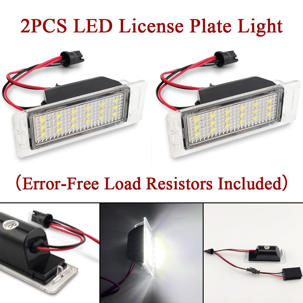 ALLTIMES 2PCS Full LED License Plate Light for Cruze for Cadillac for ...