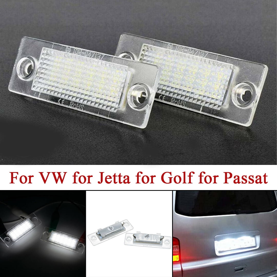 ALLTIMES 2PCS LED Rear License Number Plate Light for VW for Jetta for ...