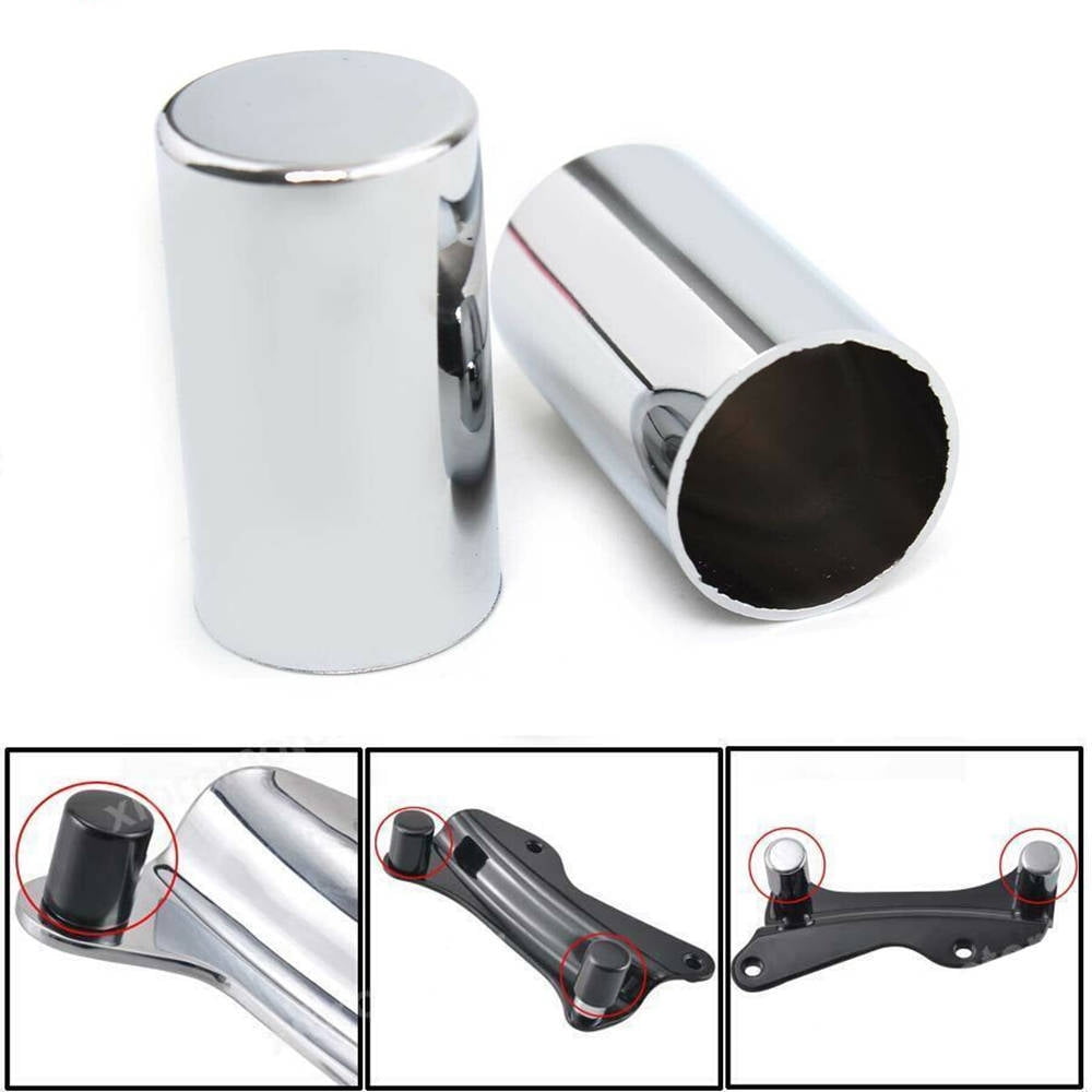 ALLTIMES 2PCS Long Docking Hardware Point Covers, for Harley Many ...