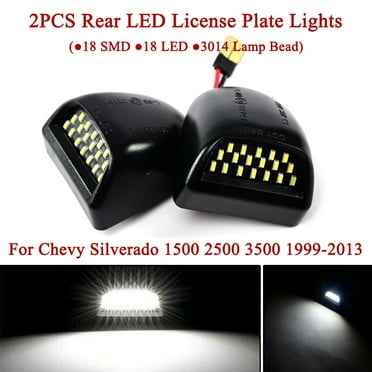 Ultra High-Power 3-Watt White LED License Plate Illumination Kit - Fits ...