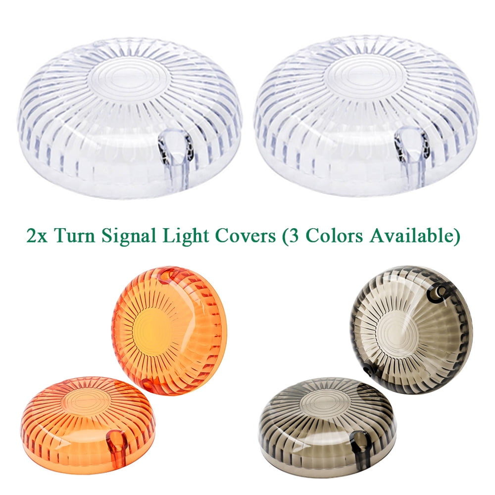 ALLTIMES 2x Turn Signal Light Covers, for Yamaha Cruisers/V-Star 650/V ...