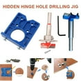 Door Hinge Jig Hinge Jig Drill Bits Set 35Mm Forstner Bit With Door ...