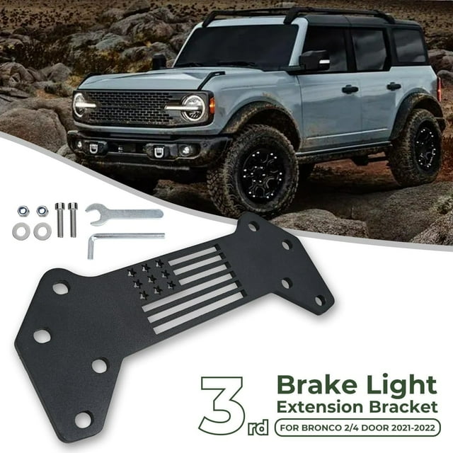 ALLTIMES 3rd Brake Light Extension Bracket for Ford for Bronco 2/4 Door ...