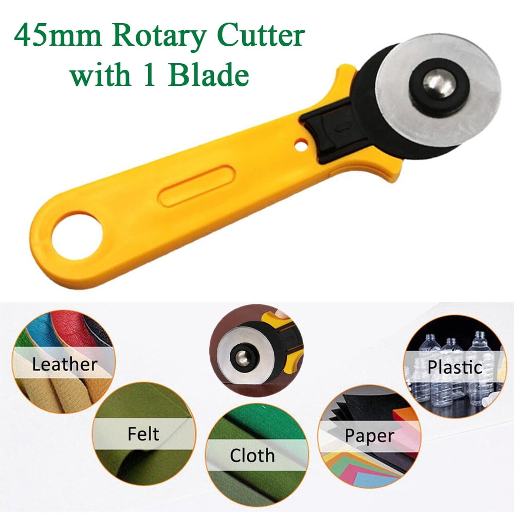 ALLTIMES 45mm Rotary Cutter, Circular Cutting Tool for Fabric, Leather ...