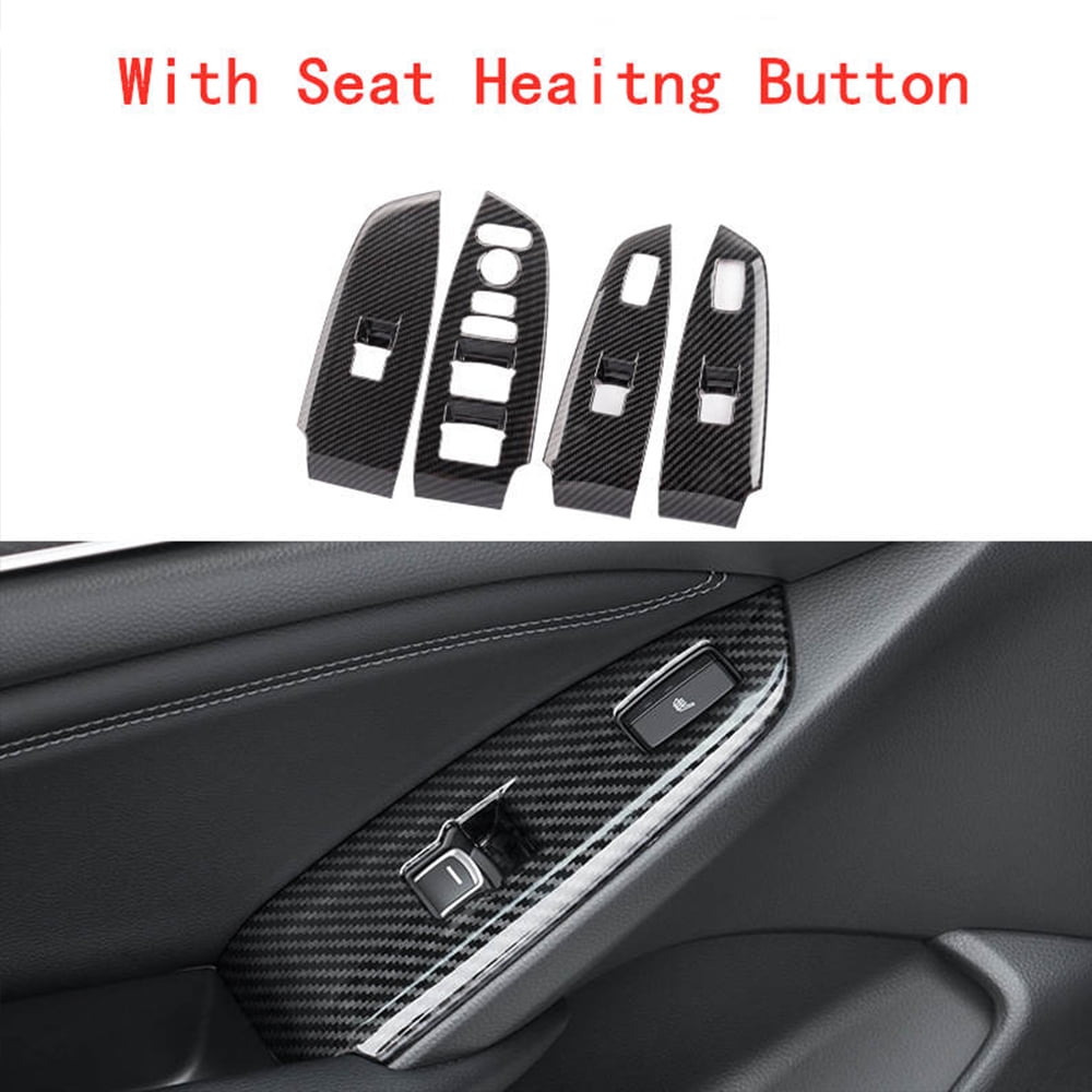 ALLTIMES 4PCS Car Interior Window Switch Panel Cover Trim for Honda for ...