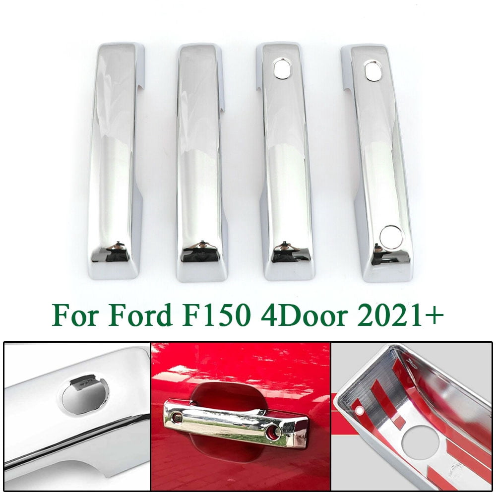 ALLTIMES 4PCS Exterior Door Handle Decor Cover Trim Bezels, for Ford ...