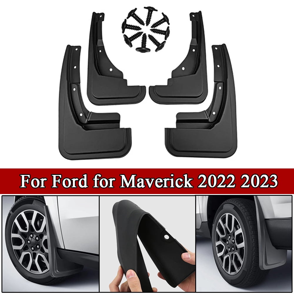 ALLTIMES 4PCS Mud Flaps Splash Guards for Ford for Maverick XL XLT 2022 ...