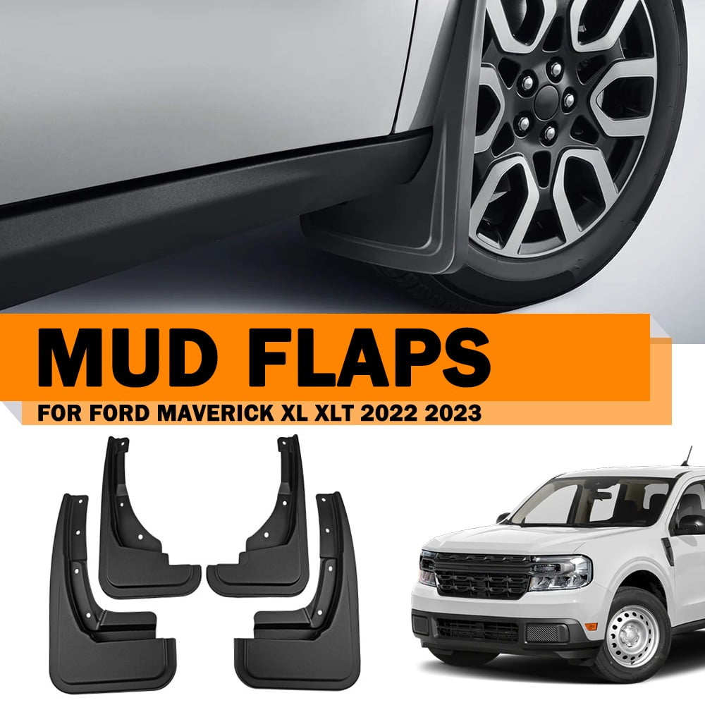 ALLTIMES 4PCS Mud Flaps Splash Guards for Ford for Maverick XL XLT 2022 ...