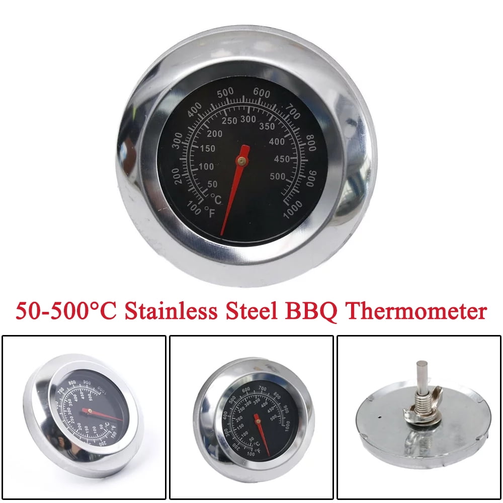 ALLTIMES 50-500°C Stainless Steel BBQ Cooking Smoker Grill Thermometer ...