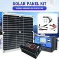 ALLTIMES 200W Solar Panel Kit with 100A Controller, 6000W Inverter for ...