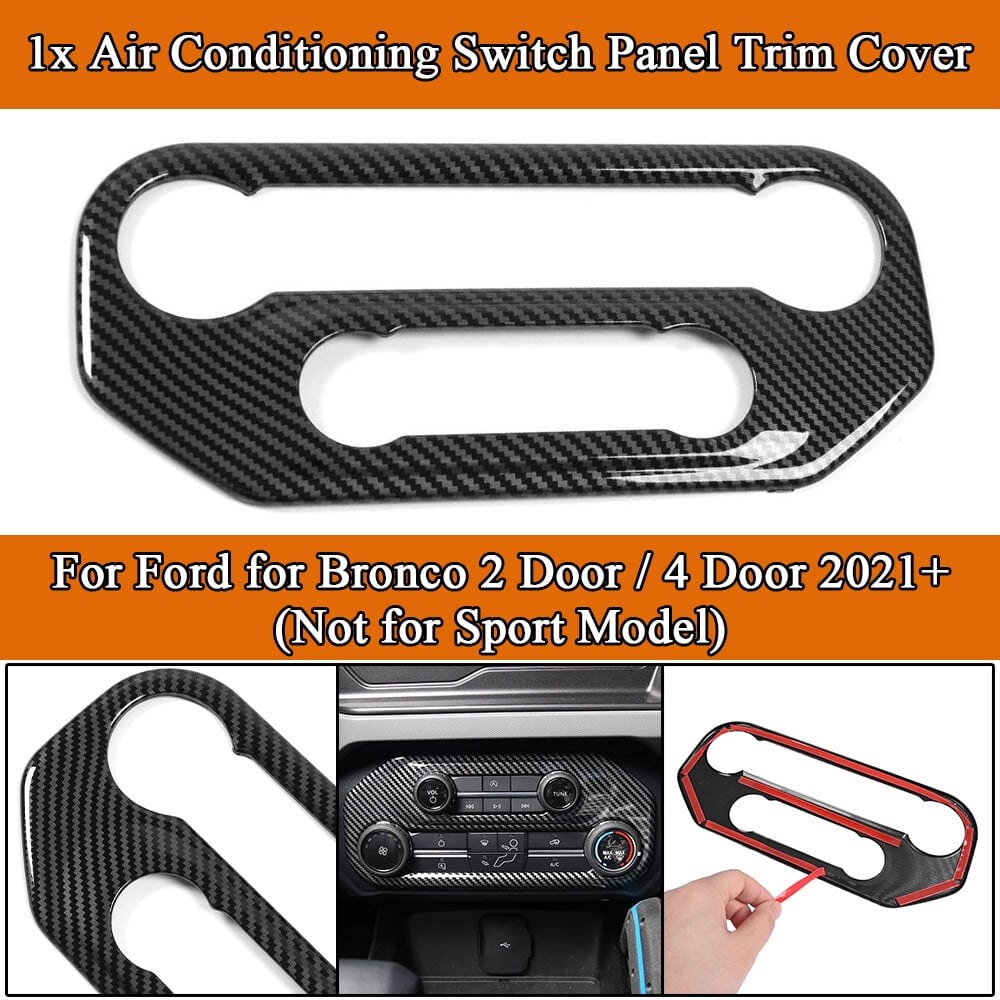 ALLTIMES Air Conditioning Switch Panel Trim Cover for Ford for Bronco 2 ...