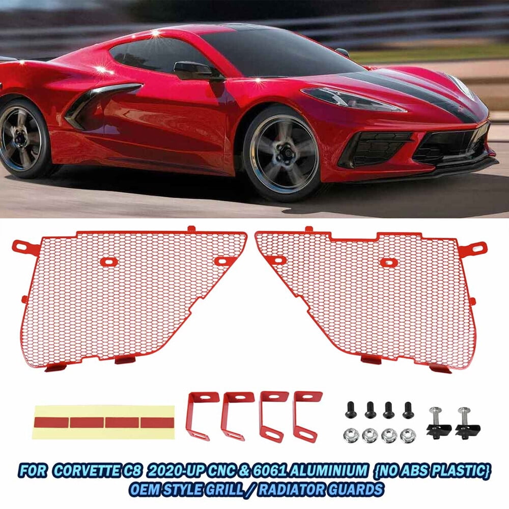 ALLTIMES Aluminum Radiator Grill Covers Grille Guards with Bolt for ...