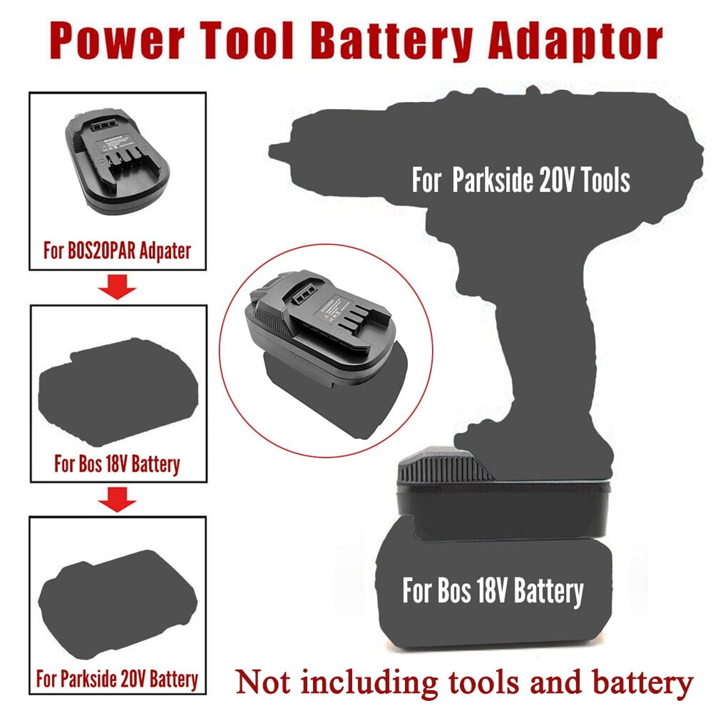 ALLTIMES BS20PAR Battery Adapter Converter for Bosh 18V Max Lithium-ion ...