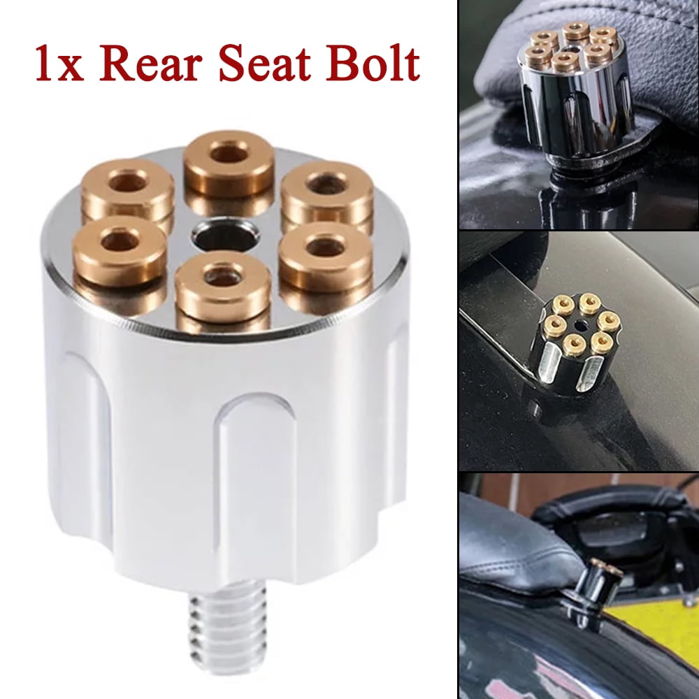 ALLTIMES Billet Aluminum Motorcycle Rear Seat Bolt Fender Screw Nut 6mm ...