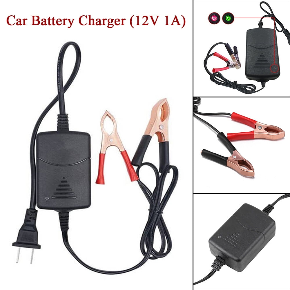 ALLTIMES Car Battery Maintainer Charger, 12V 1A Portable Fast Charge ...