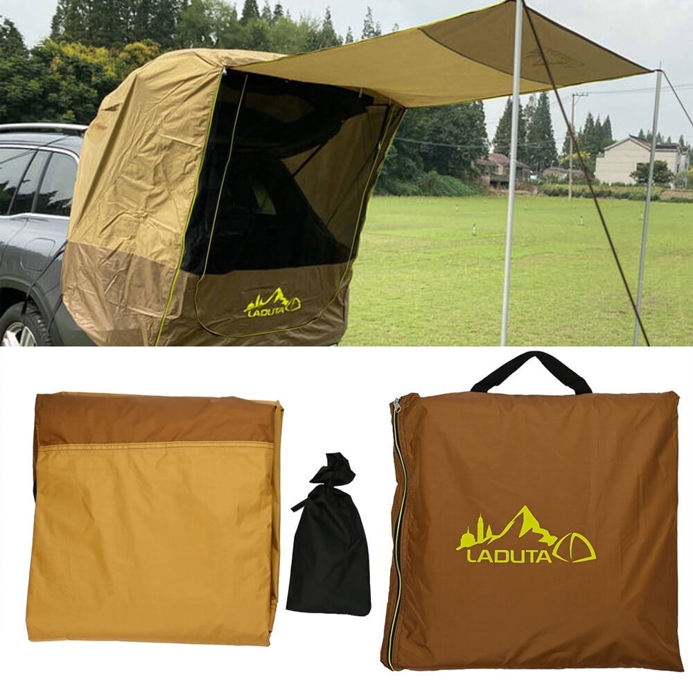 ALLTIMES Car Camping Tent Trunk Tent for SUV Rear Extension Camping ...