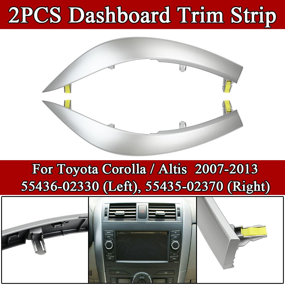 ALLTIMES Car Center Dash A/C Outlet Air Vent Panel Trim Strip for ...