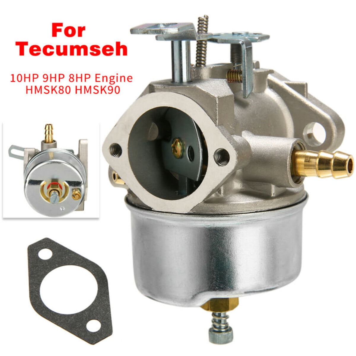 ALLTIMES Carburetor Kit For Tecumseh 10HP 9HP 8HP Engine For HMSK80 For ...