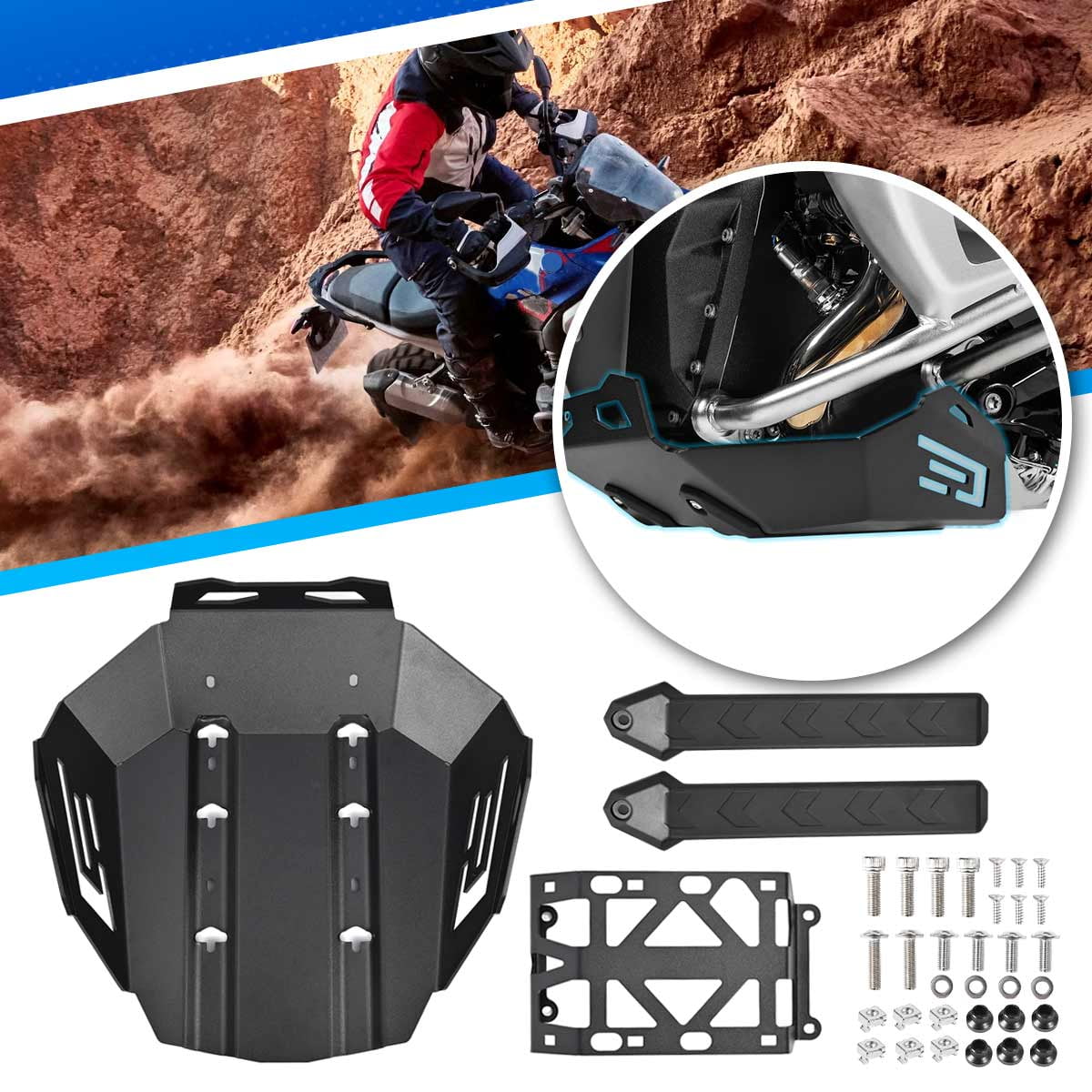 ALLTIMES Engine Guard for BMW R1300GS 2023 2024, Black Aluminum ...