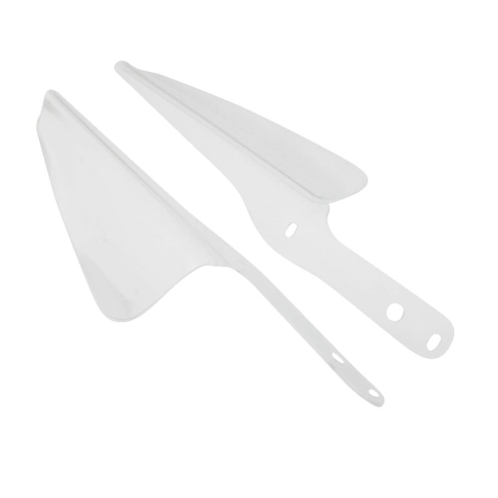 ALLTIMES Front Fork Mount Wind Deflectors Windshield for Harley Electra ...