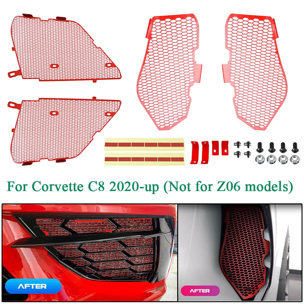 ALLTIMES Front Radiator Grille Guards & Side Intake Grill Guards for ...