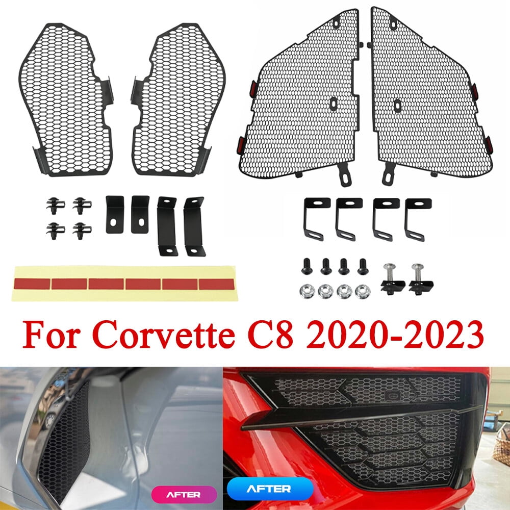 ALLTIMES Front Radiator Grille Guards & Side Intake Grill Guards for ...