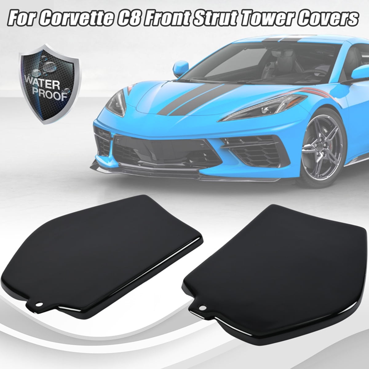 ALLTIMES Front Strut Shock Tower Cover without Mag Ride for Corvette C8 ...