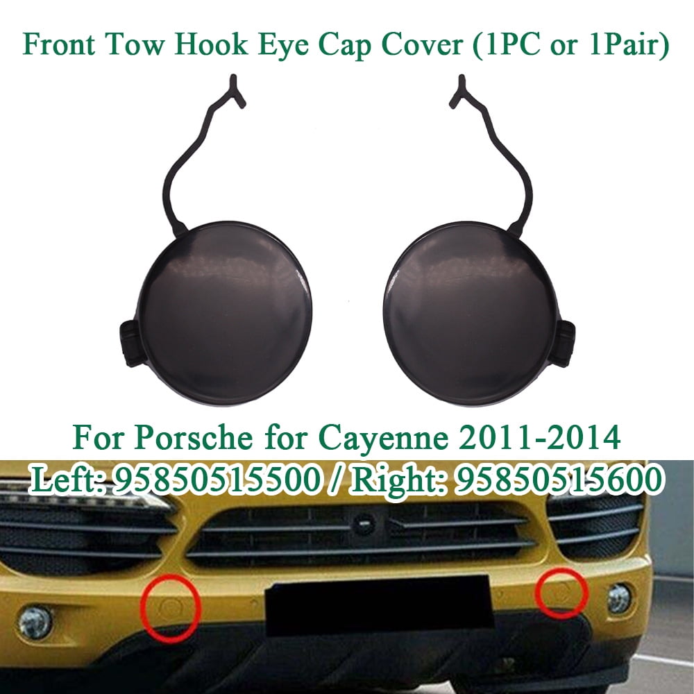 ALLTIMES Front Tow Hook Eye Cap Cover, Replacement for Porsche for ...