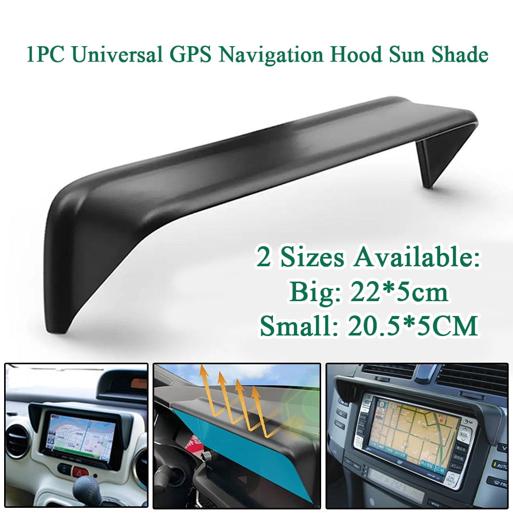 ALLTIMES GPS Navigation Hood Visor Radio Sun Shade, Universal for Most ...