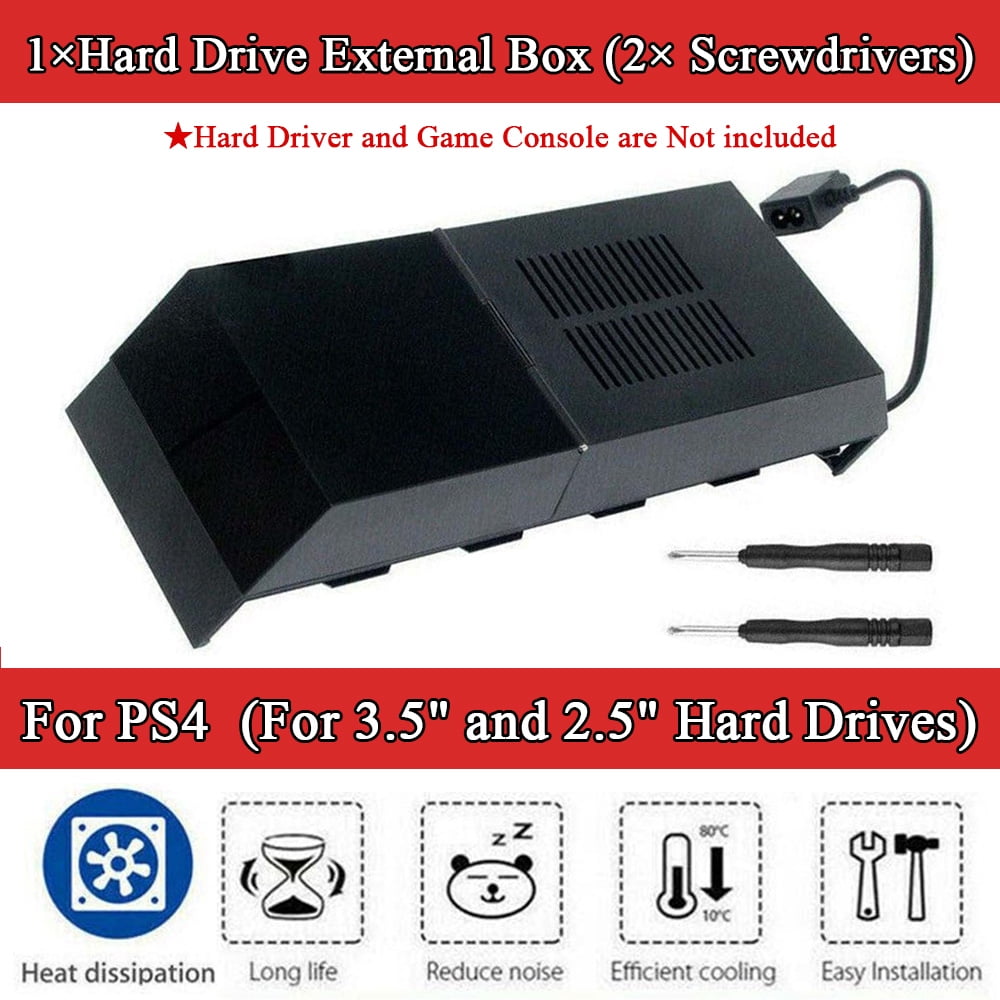 ALLTIMES PS4 Extended Storage, 3.5" & 2.5" HDD External Box, Up to 6TB ...