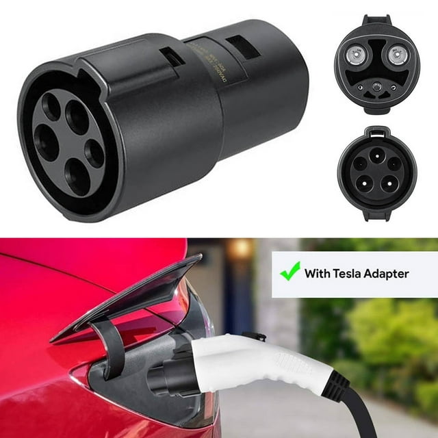 ALLTIMES J1772 to Tesla Charging Adapter for Model 3 Y S X SAE J1772 ...