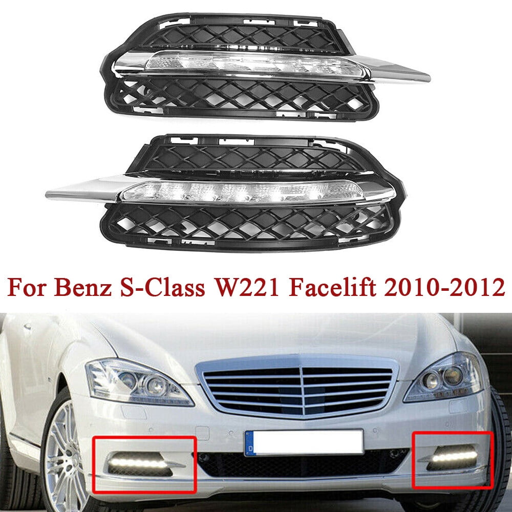 ALLTIMES LED Daytime Runing Fog Light for Benz S-Class W221 Facelift ...