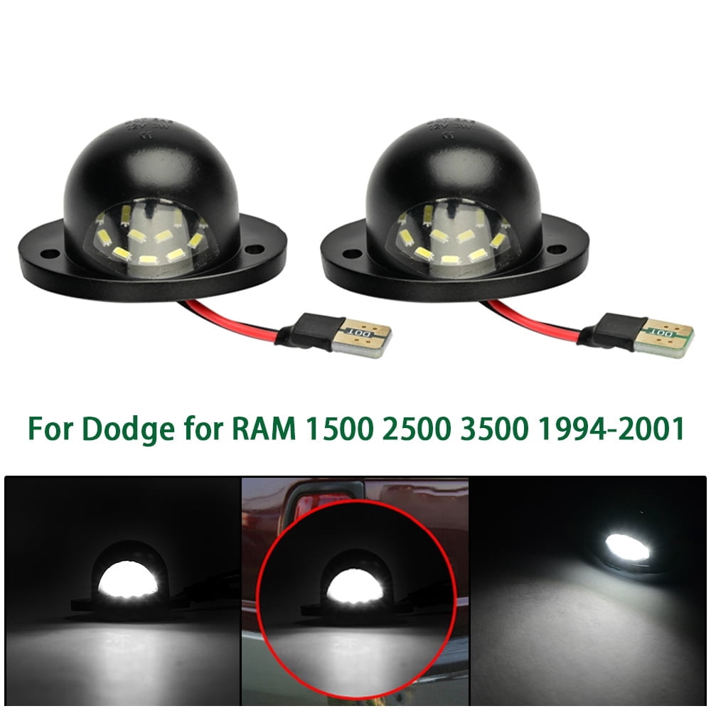 ALLTIMES LED License Plate Light Tag Lamp for Dodger for Ram 1500 2500 ...