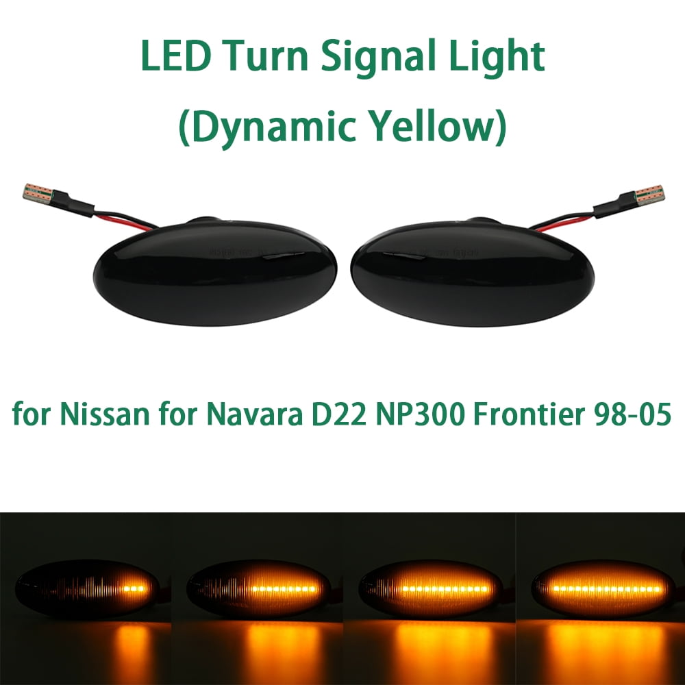 ALLTIMES LED Turn Signal Light Indicator Side Marker Dynamic Yellow ...