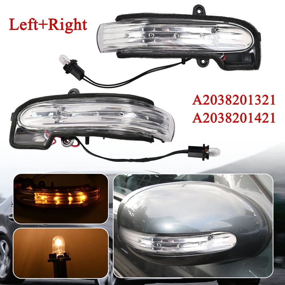 ALLTIMES Mirror Turn Indicator Side Light Turn Signal Light for Benz E ...