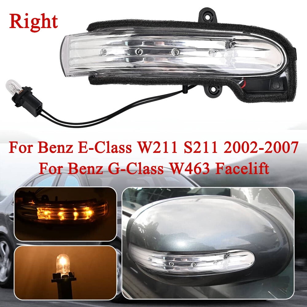 ALLTIMES Mirror Turn Indicator Side Light Turn Signal Light for Benz E ...