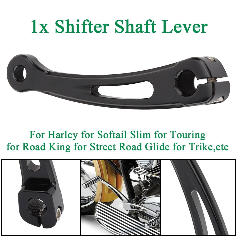 ALLTIMES Motorcycle CNC Aluminum Shift Shifter Shaft Lever for Harley ...