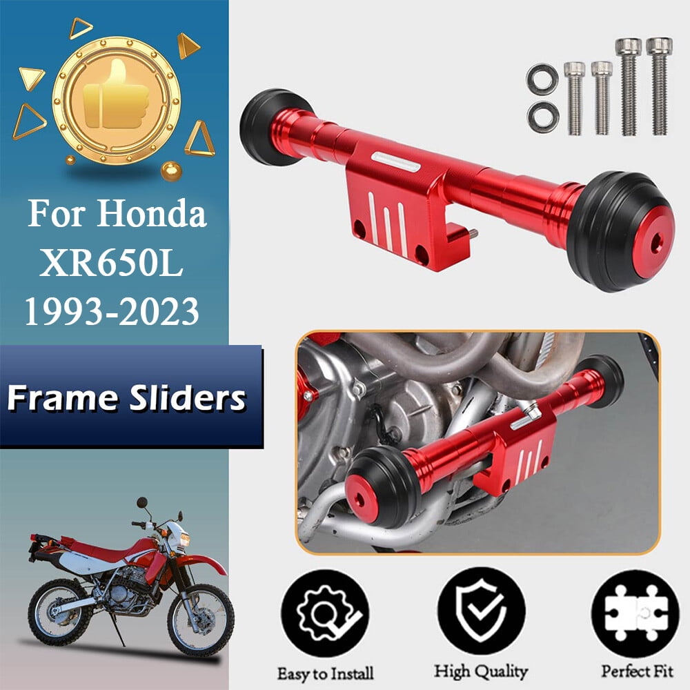 ALLTIMES Motorcycle Frame Sliders for Honda XR650L 1993-2023, Red ...