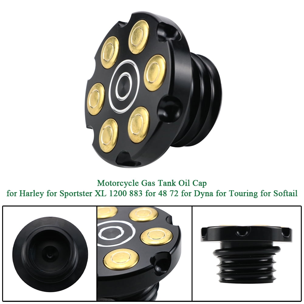 ALLTIMES Motorcycle Gas Tank Oil Cap for Harley for Sportster XL 1200 ...