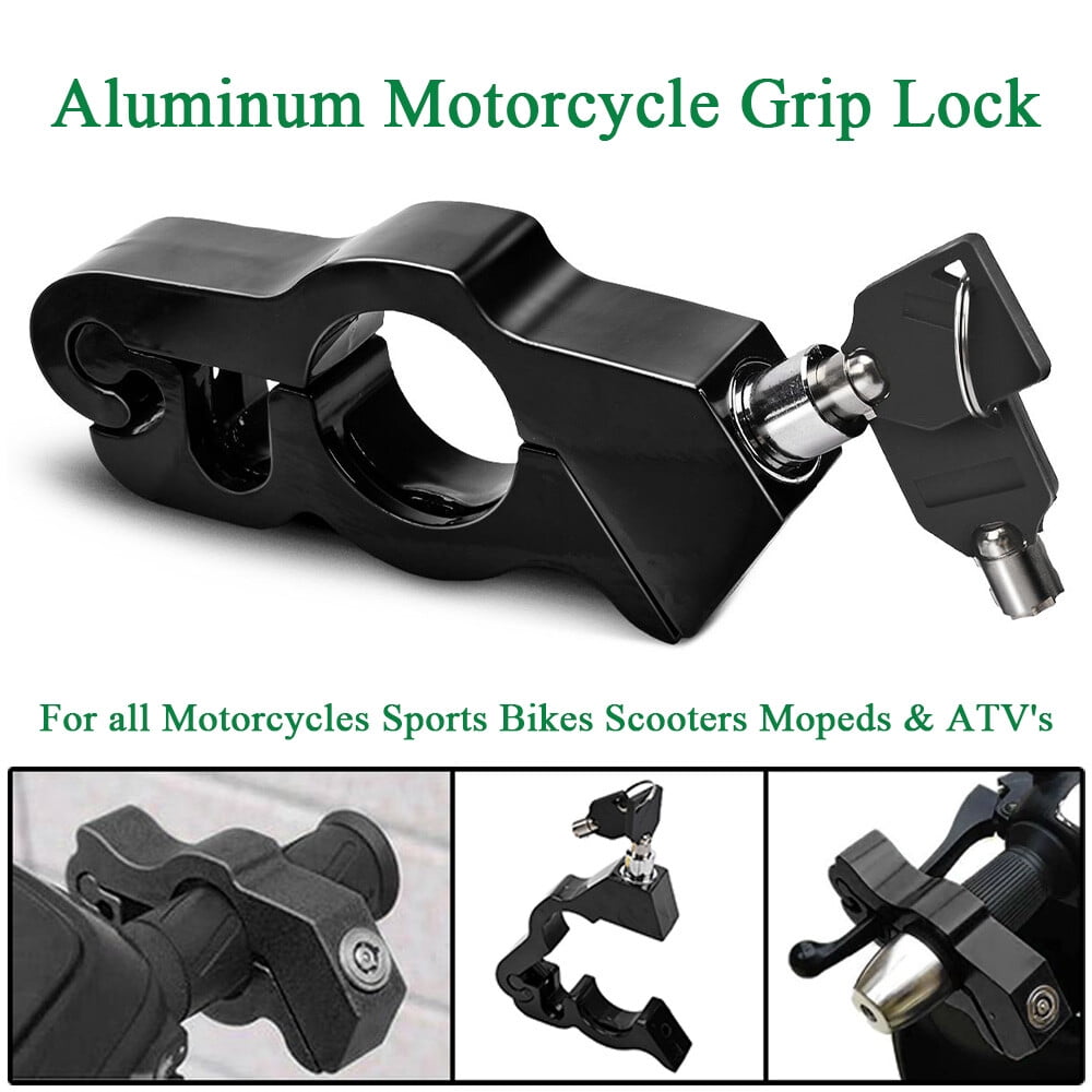 ALLTIMES Motorcycle Grip Lock Universal Handlebar Throttle Security ...