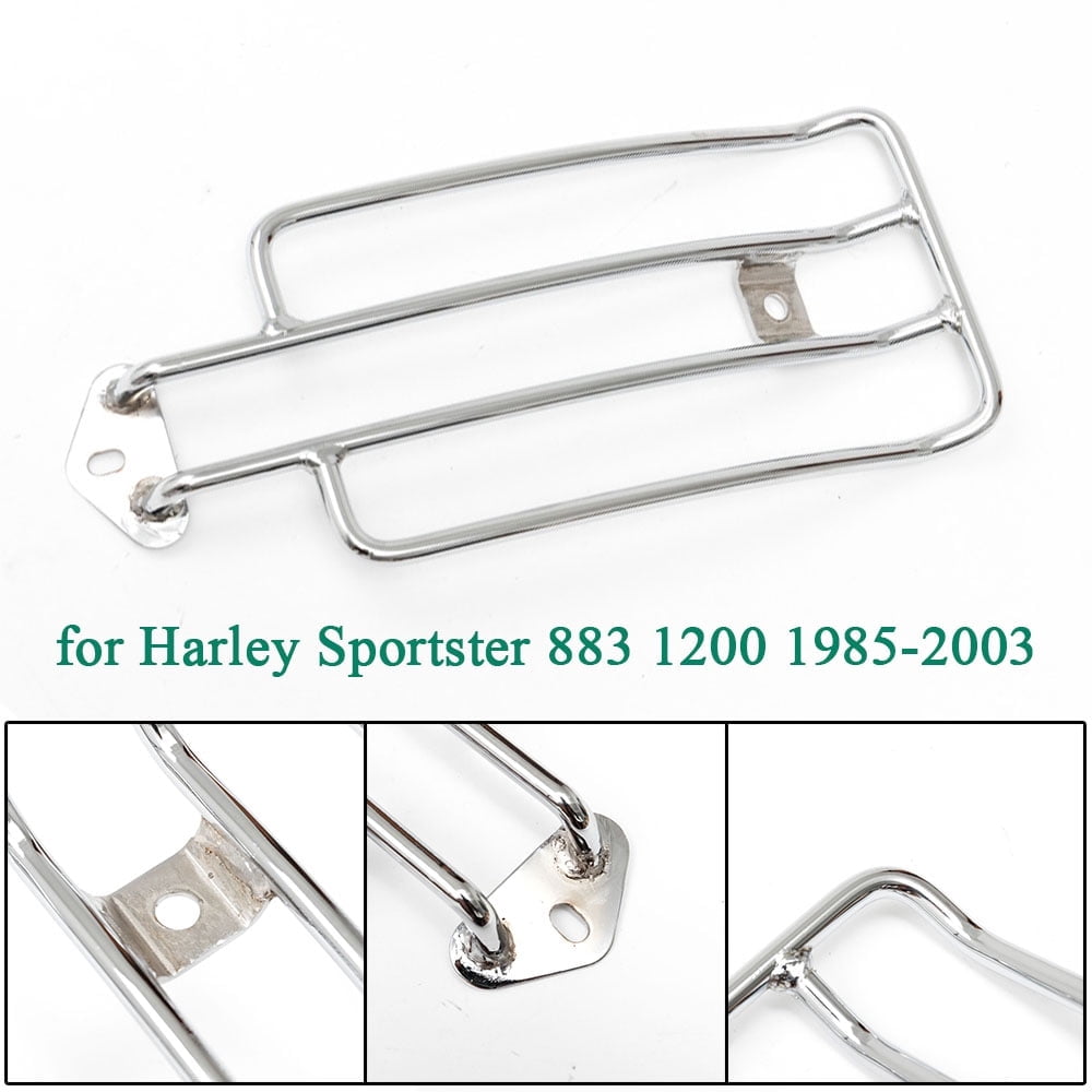 ALLTIMES Motorcycle Luggage Rack for Harley Sportster 883 1200 1985 ...
