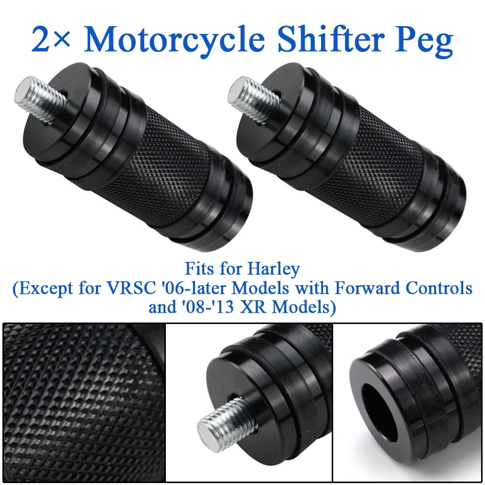 ALLTIMES Motorcycle Shifter Peg Shift Foot Pegs Lever for Harley, CNC ...