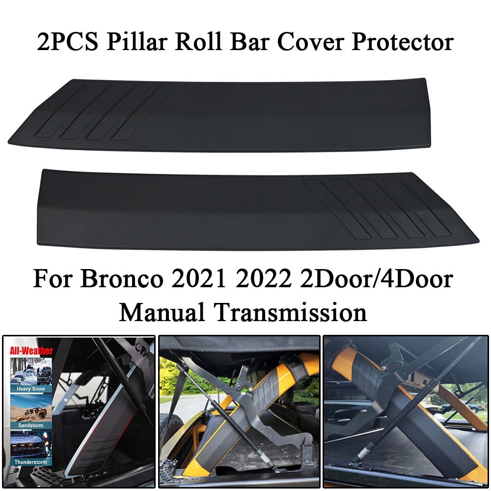 ALLTIMES Pillar Roll Bar Cover Protector for Bronco 2021 2022 2Door ...