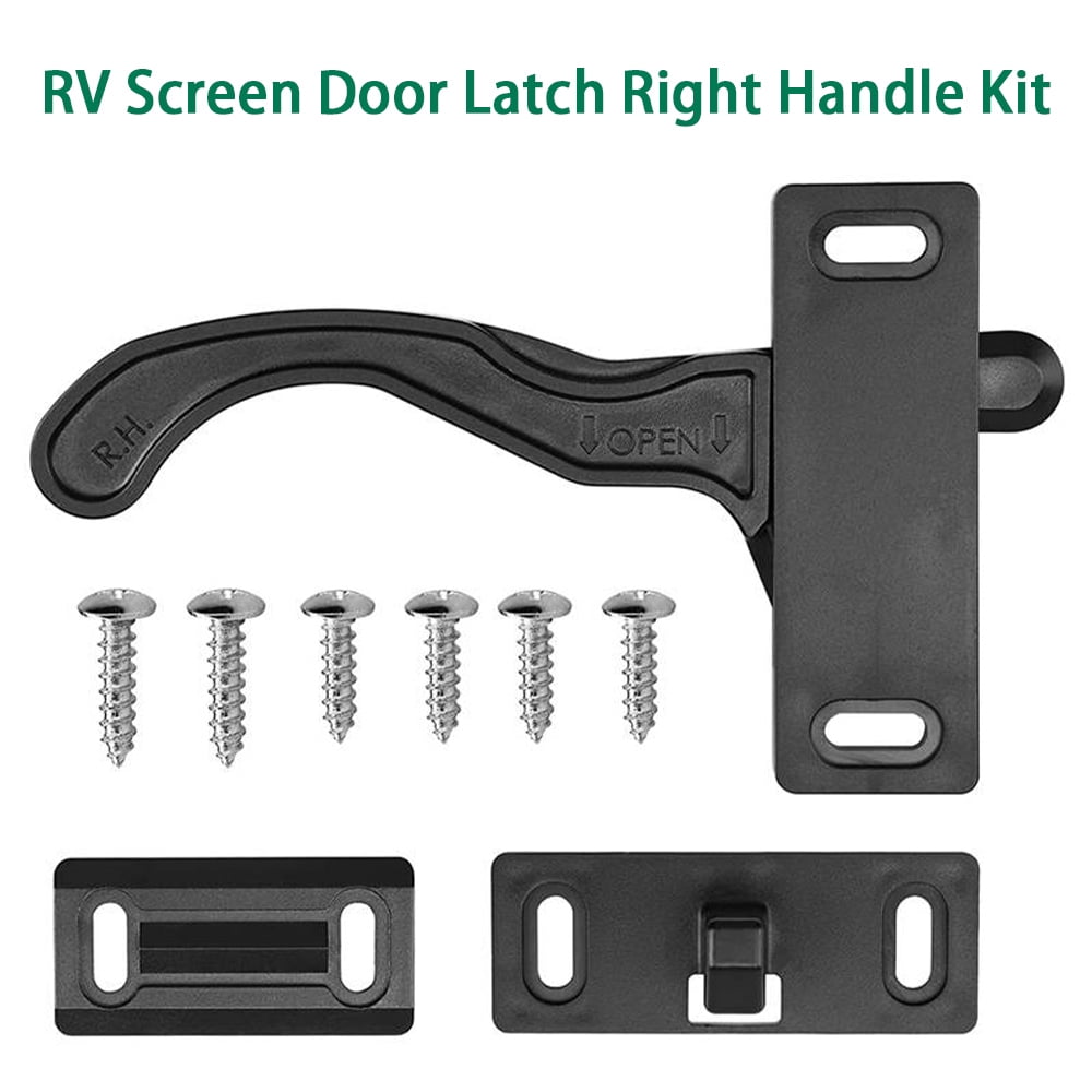 ALLTIMES RV Screen Door Latch Right Handle Kit for Camper Trailer ...