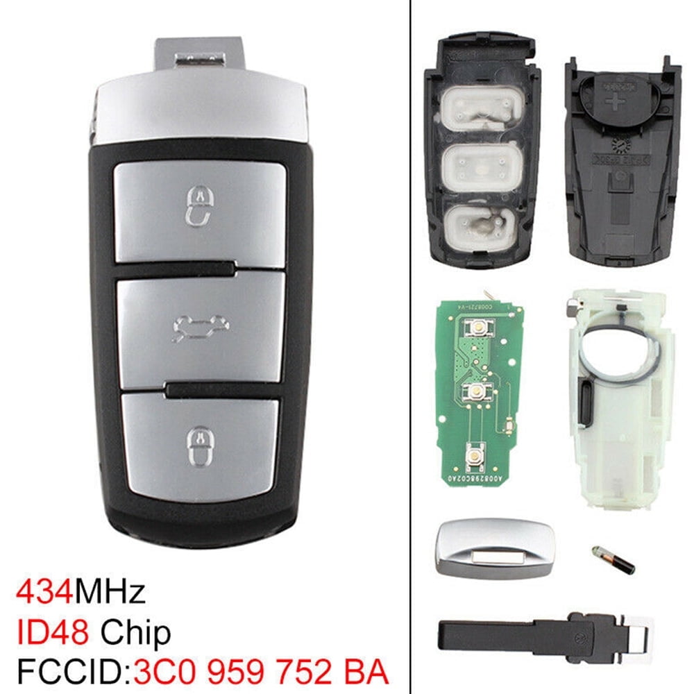 ALLTIMES Remote Key for VW for Passat B6 3C B7 for Magotan CC 2006-2011 ...