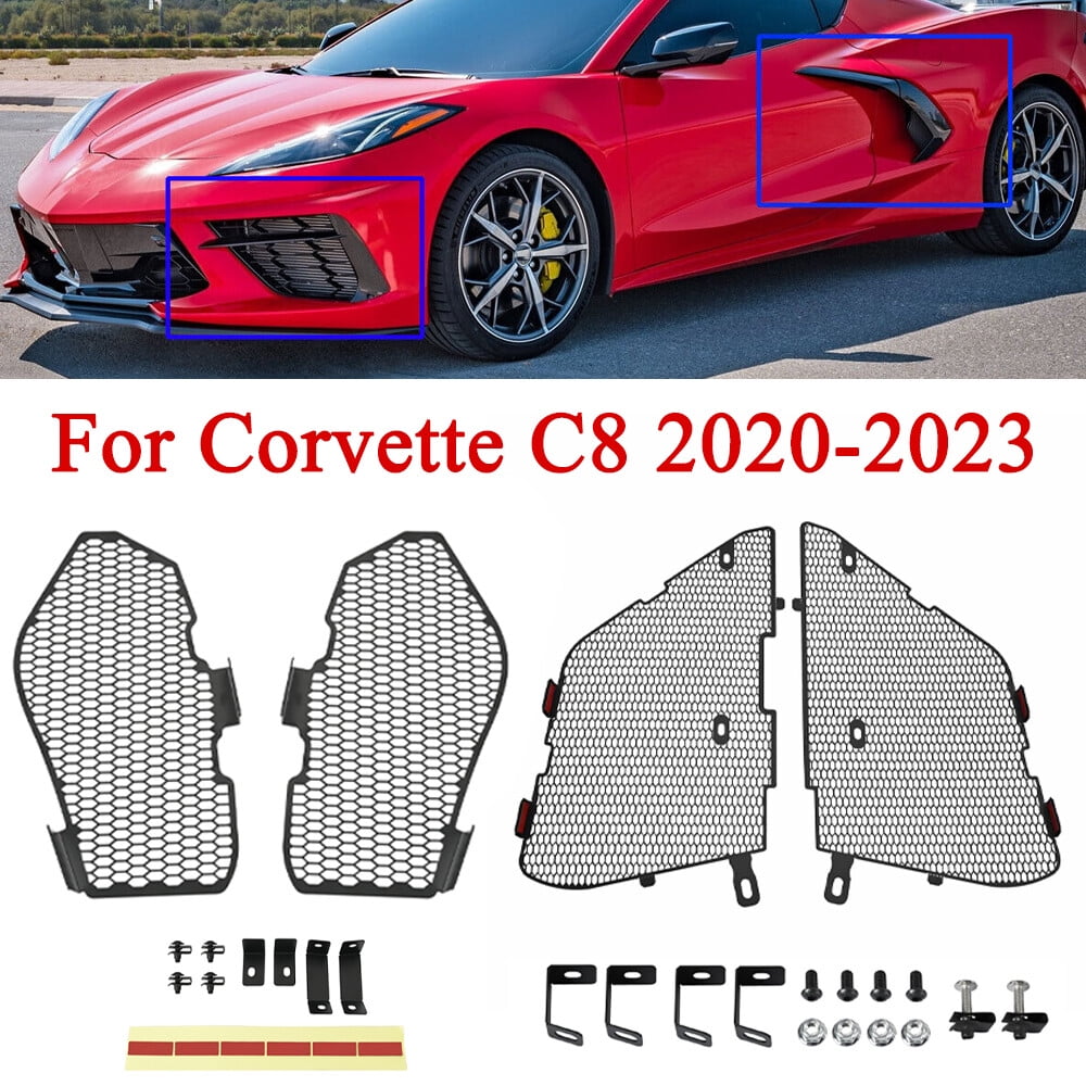 ALLTIMES Side Intake Grill Guards & Front Radiator Grille Guards for ...