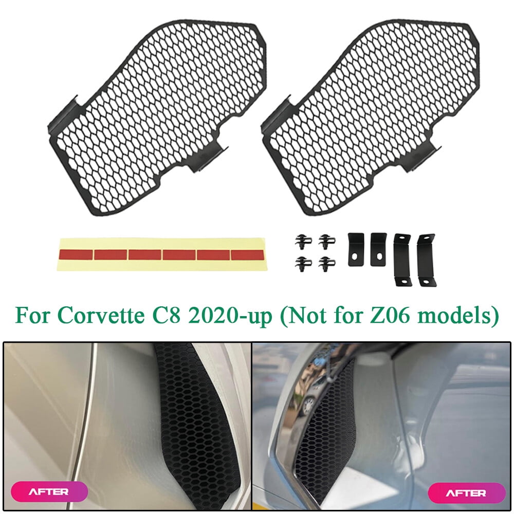 ALLTIMES Side Intake Grill Guards for Corvette C8 2020-2023, OEM Style ...