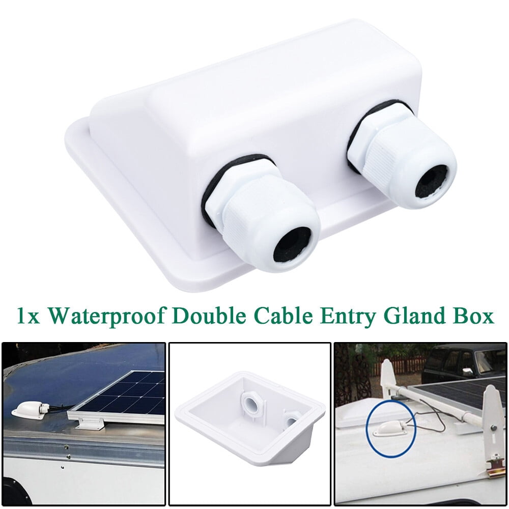 ALLTIMES Solar Cable Entry Gland Box Waterproof Double Wire for Solar ...