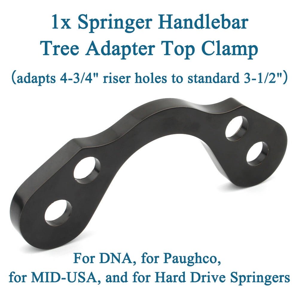 ALLTIMES Springer Handlebar Tree Adapter Top Clamp 3.5"-4.75" Wide ...