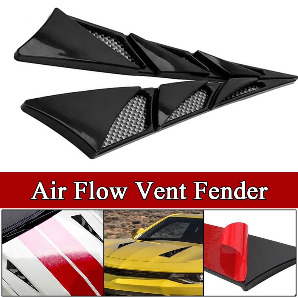 ALLTIMES Universal Racing Auto Side Air Flow Vent Fender Hole Cover ...